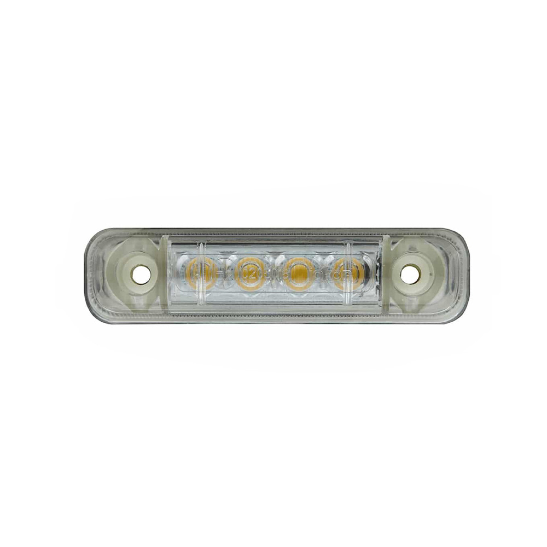 Feu de position arrière S 24-2 LED 24V lentille transparante câble de 25cm | I130013500