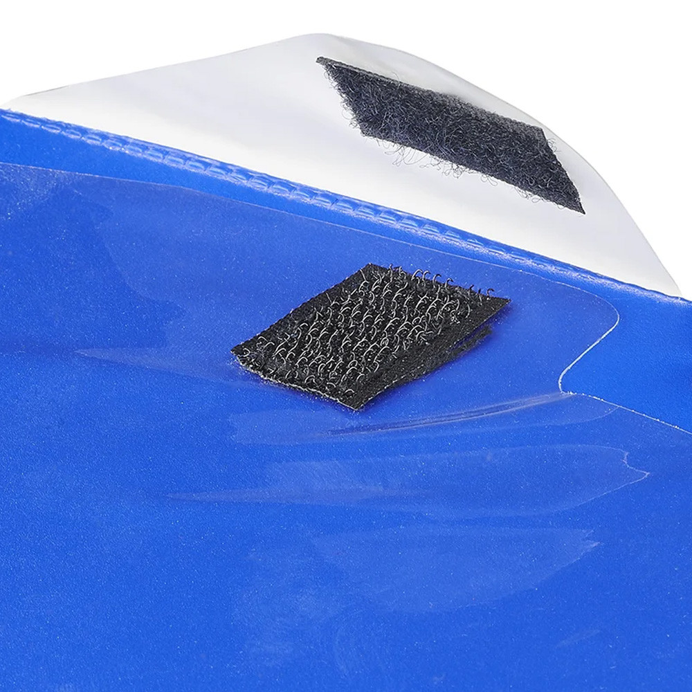 Porte fiche A4 bleu avec poche à clé 10pcs | P-580042