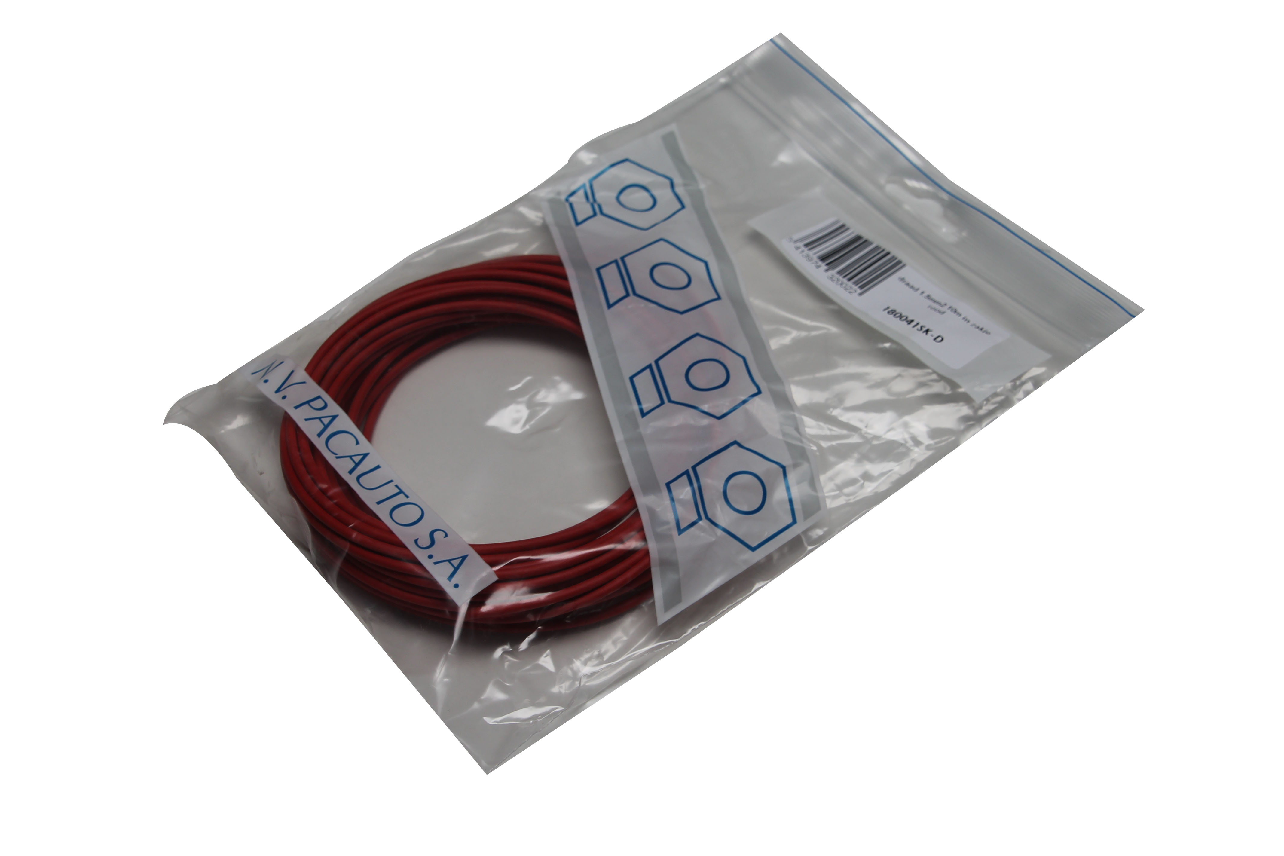 Draad - 1.5mm² - 10m - zakje - rood | Rood | 180041SK-D