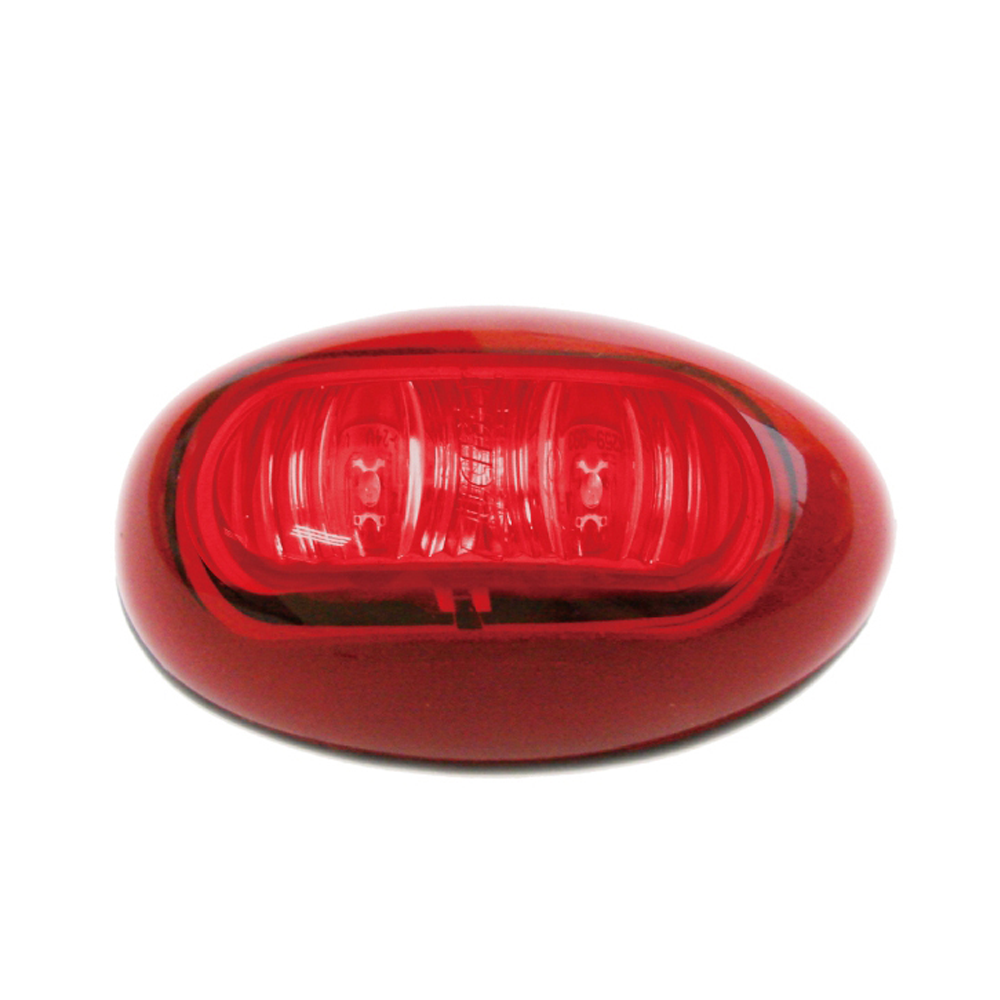 Feu de position arrière LED 12-24V ovale câble de 17cm | L26259R-BV