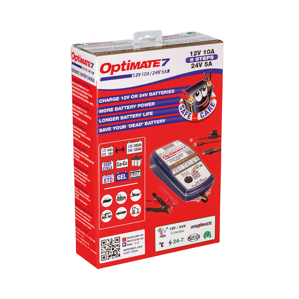 Druppellader OptiMate 7 12V-10A / 24V-5A Gold | 252021