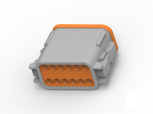 Deutsch DT connector - 12 polig - F | LD-DT06-12S