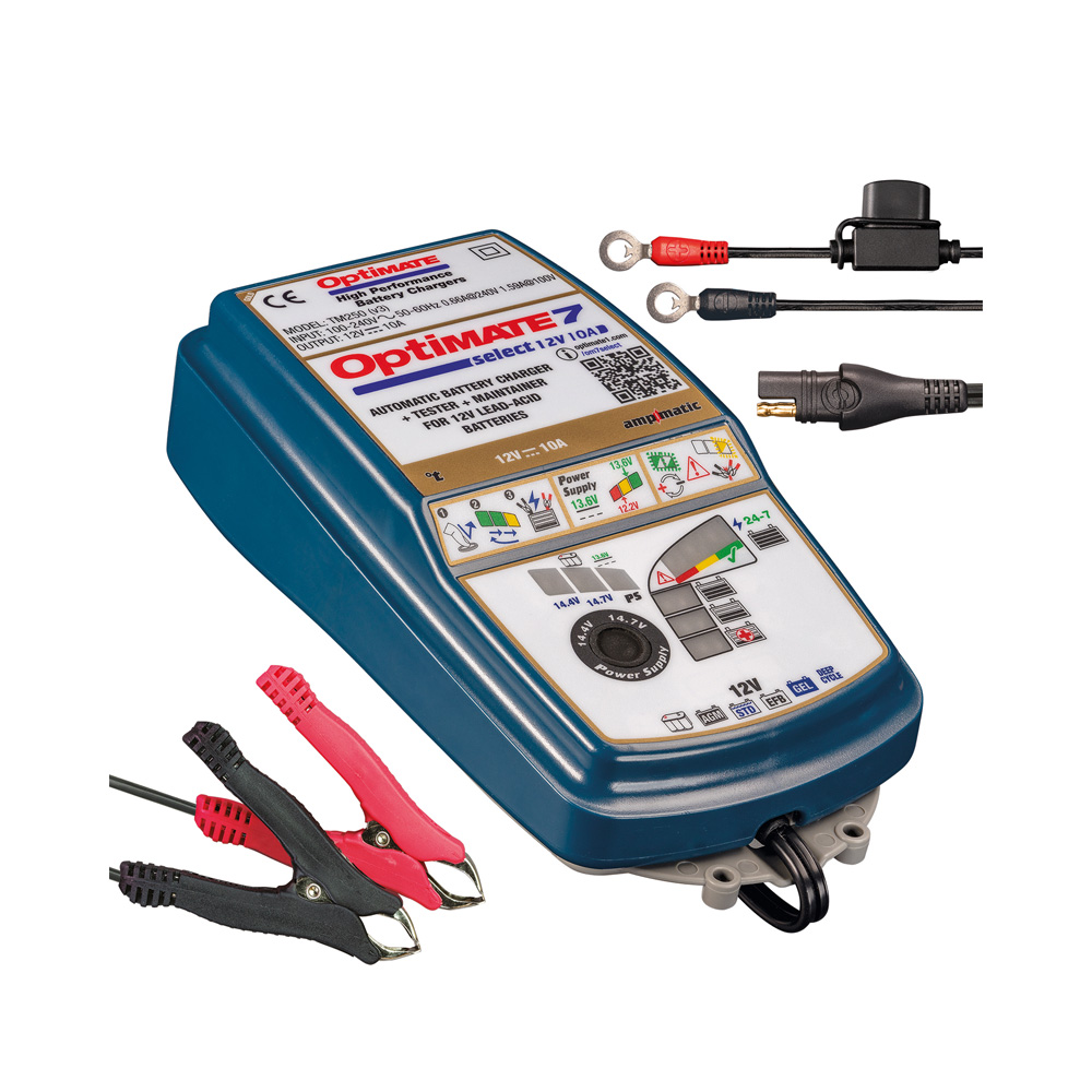 Druppellader OptiMate 7 Select 12V 10A Gold | 252028