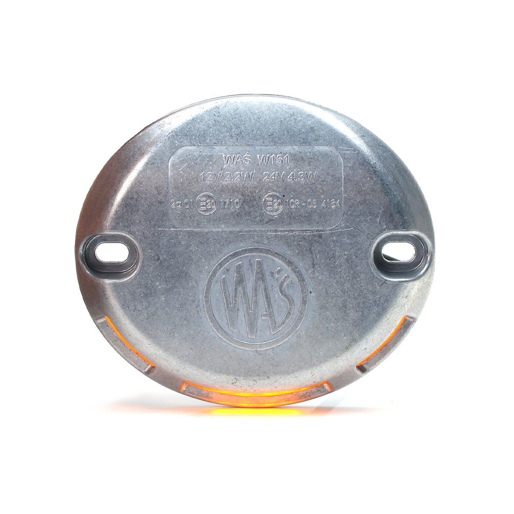 Waarschuwingslampje W151 LED 12-24V laadplatform rond | W1126