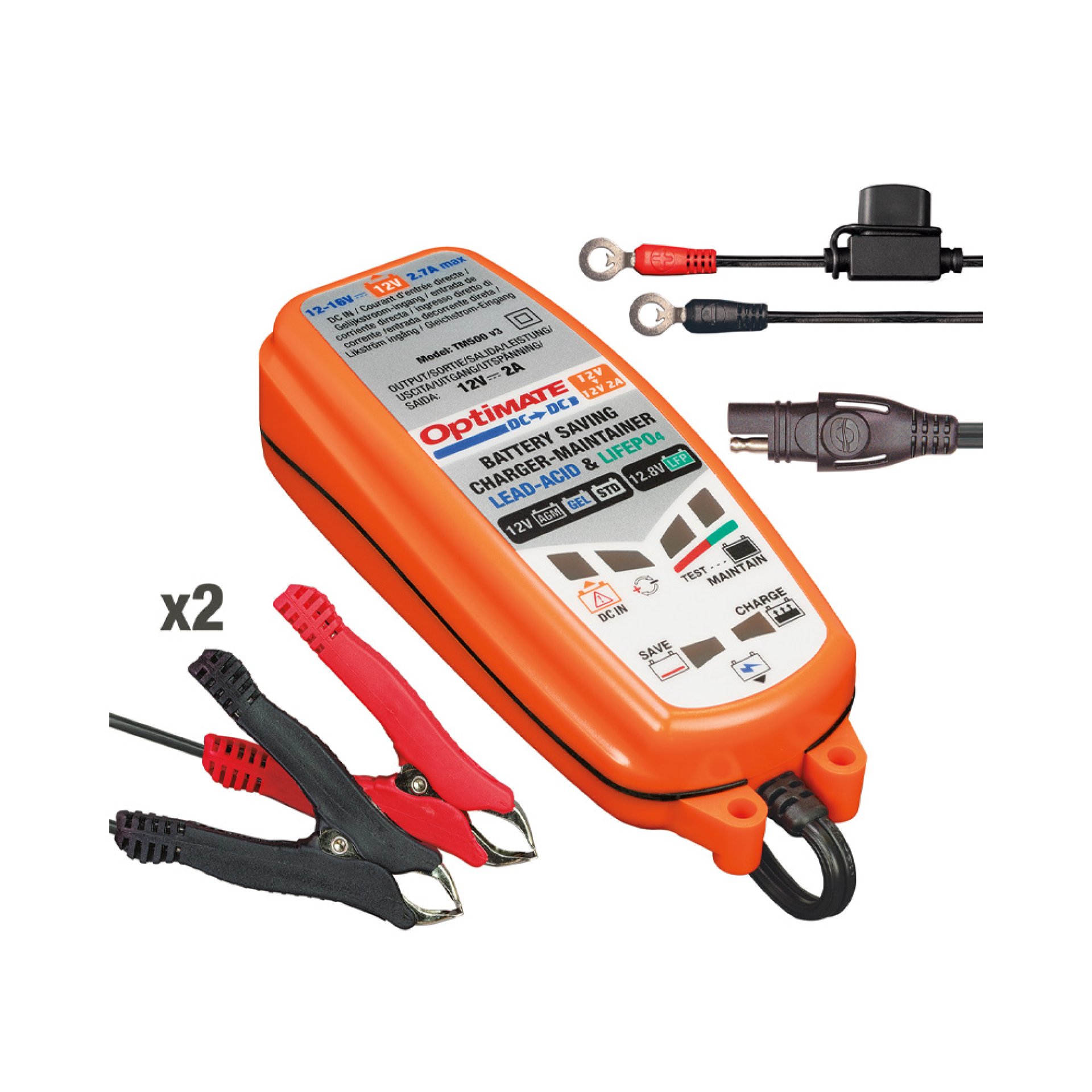 Druppellader OptiMate DC-DUO 12V 2A Off-grid | 252023